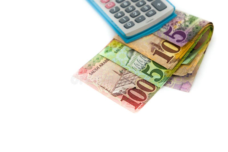 Isolated Image of Saudi Riyal Bank Notes Stock Photo - Image of ...