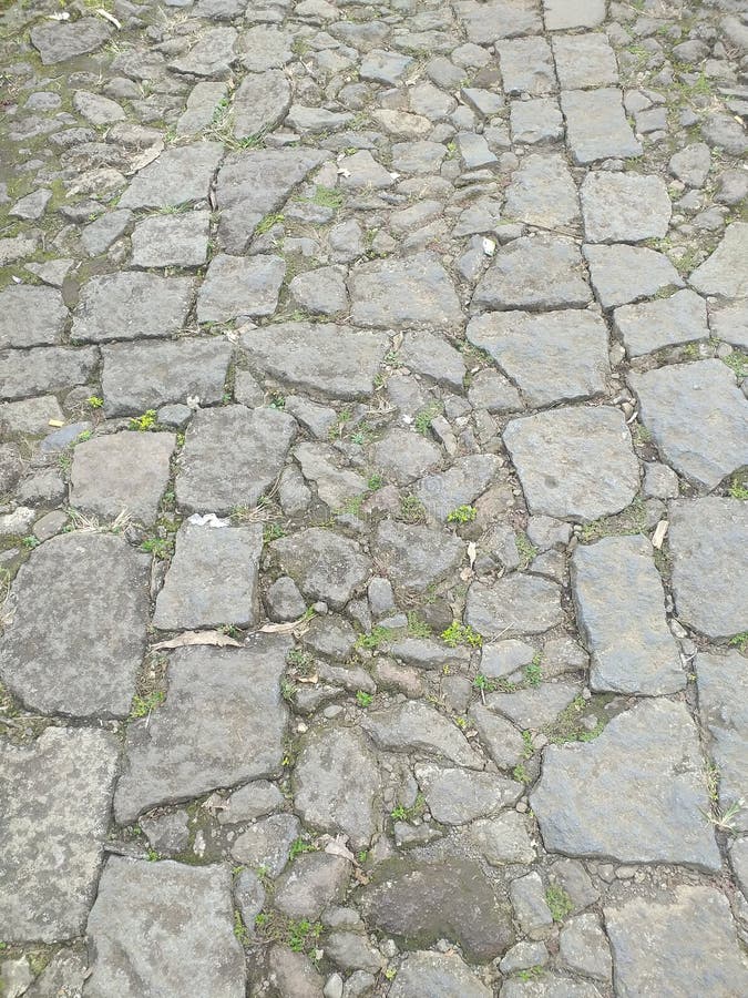 Isolated Image of Stone Path Textured Background. Stock Image - Image ...