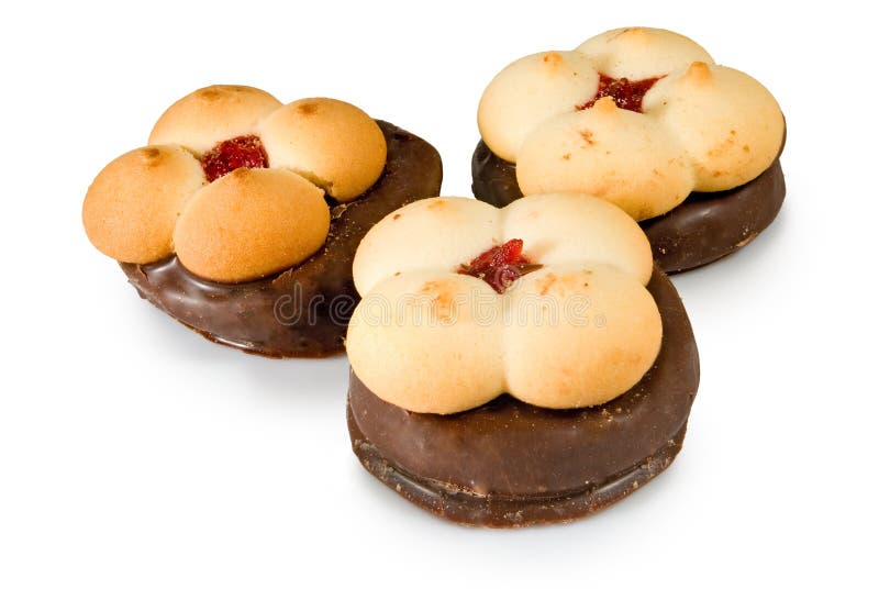 Isolated Image of Tasty Cookies Closeup Stock Image - Image of closeup ...