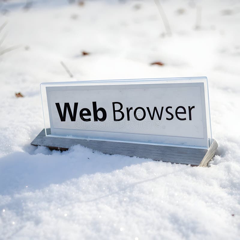 Web Browser Sign Isolated on White Background Stock Illustration ...