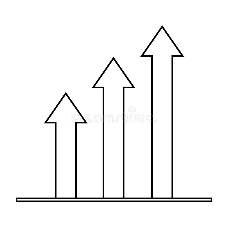 Isolated Increased Report Draw Stock Vector - Illustration of isolated ...