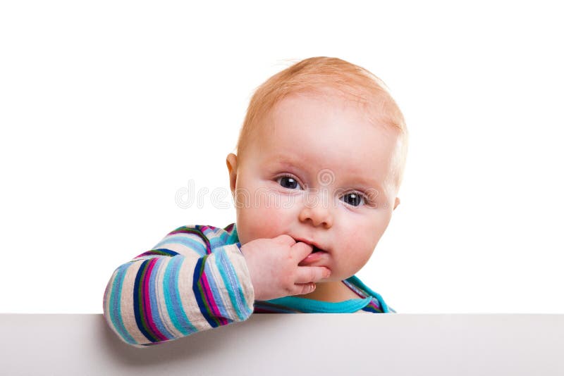 Baby Pout stock photo. Image of little, infant, shirt - 4975258