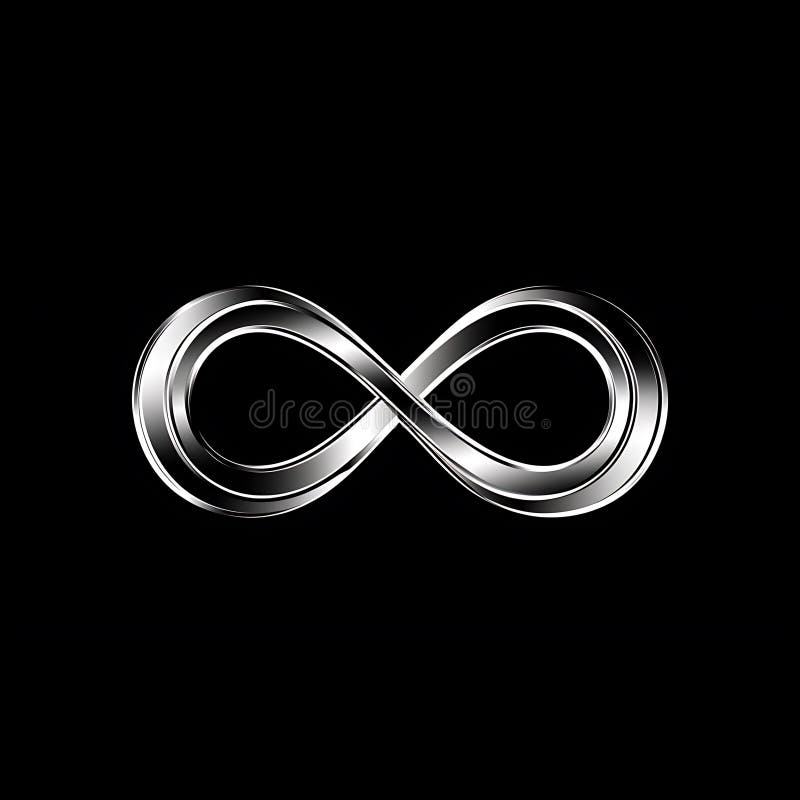 Isolated Infinity Inspired Logo Stock Illustration - Illustration of ...