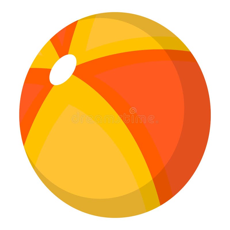 Isolated Inflatable Beach Ball Icon Stock Vector - Illustration of play ...