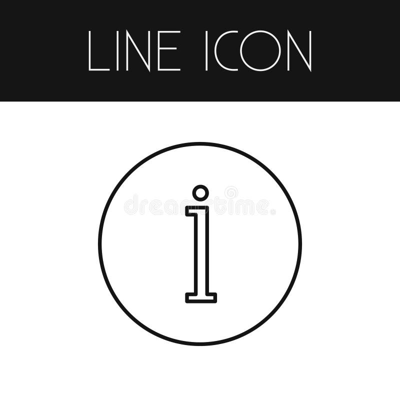 Isolated Info Outline. Faq Vector Element Can Be Used for Information ...