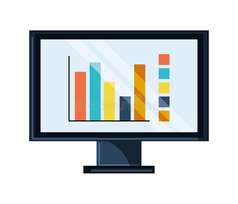 Isolated Infographic Computer Design Stock Illustration - Illustration ...