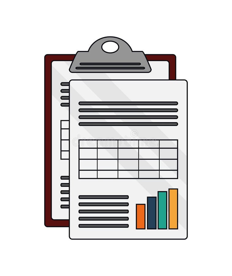 Infographic Document Design, Vector Illustration Stock Vector ...