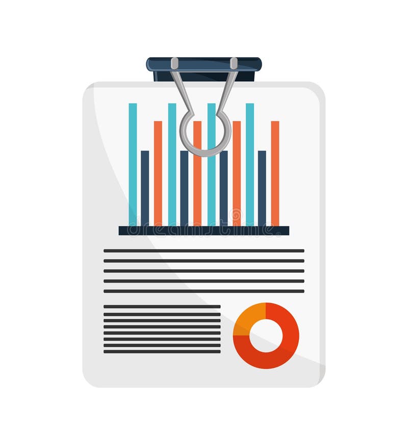 Isolated Infographic Document Design Stock Illustration - Illustration ...