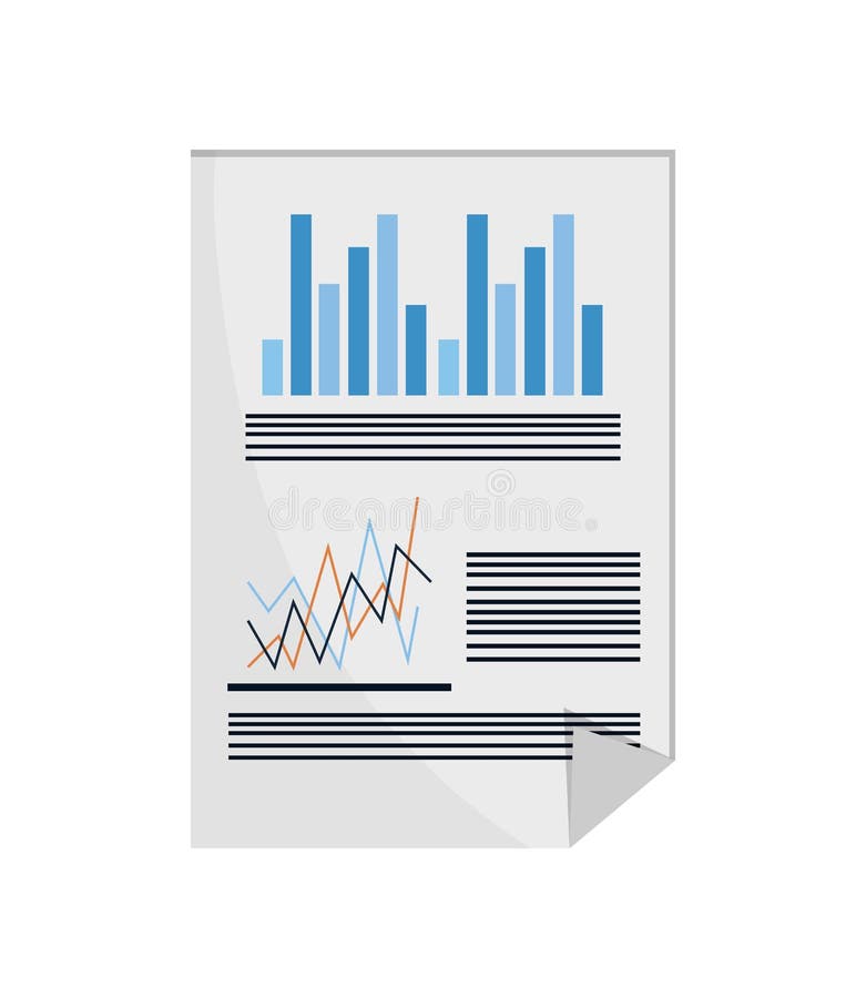 Isolated Infographic Document Design Stock Illustration - Illustration ...