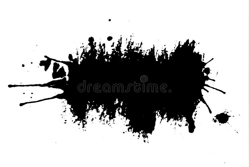 Isolated ink spot. stock vector. Illustration of background - 88824546