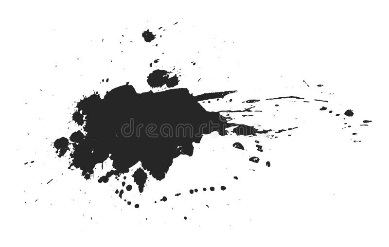 Isolated ink spot. stock vector. Illustration of artistic - 88328899