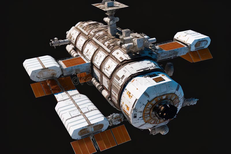 International Space Station Isolated Stock Illustrations – 1,225 ...