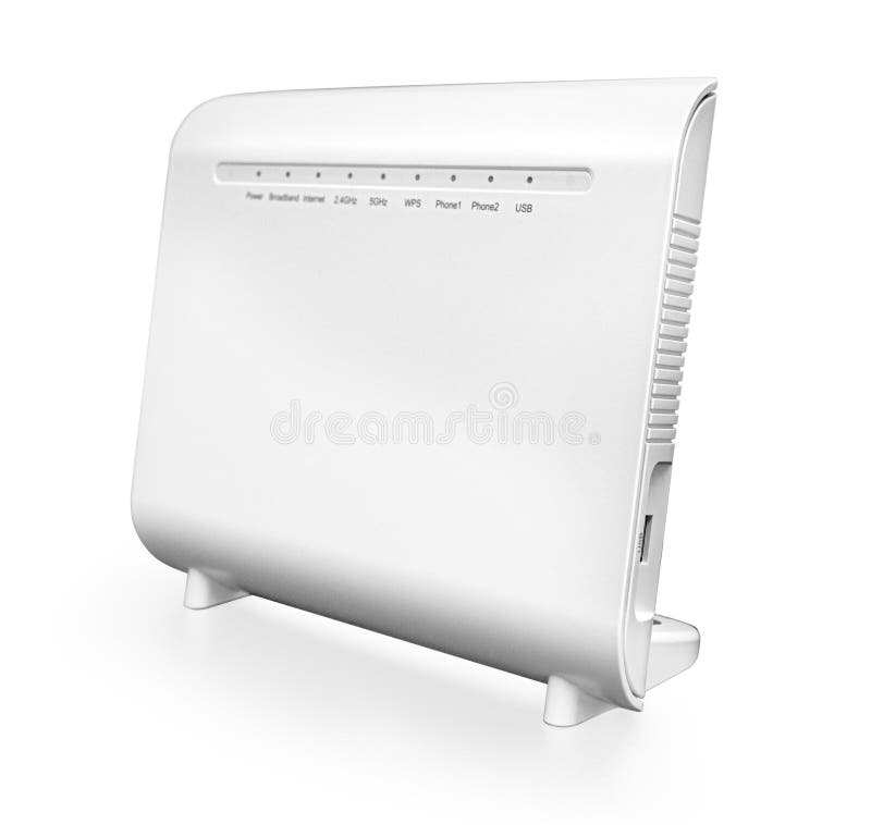 Isolated internet modem stock image. Image of digital - 310557579