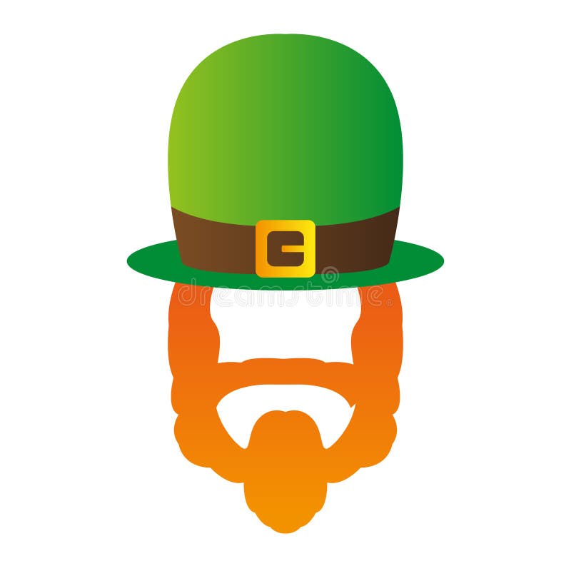 Isolated irish man stock vector. Illustration of luck - 173976520