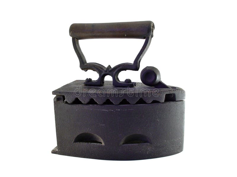 Isolated iron stock photo. Image of ironing, rust, traditional - 69734