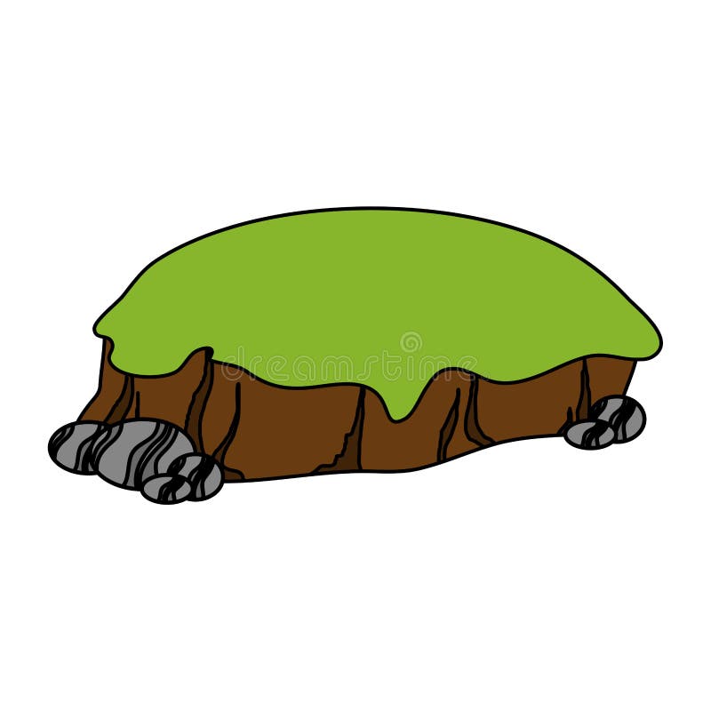 Isolated island icon image stock illustration. Illustration of island ...