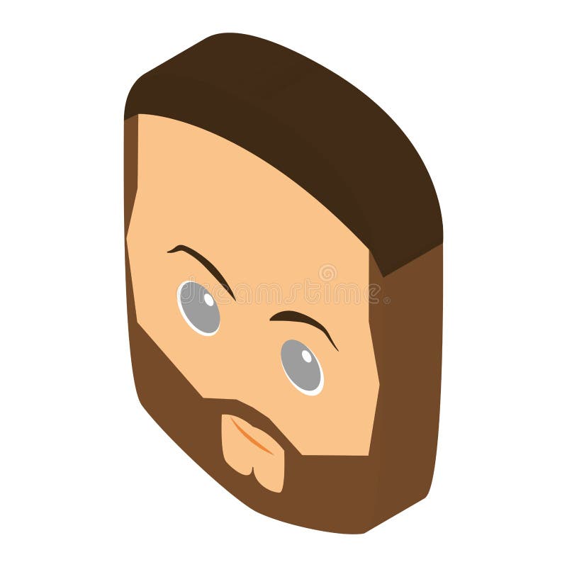 Isolated isometric avatar stock vector. Illustration of generated ...