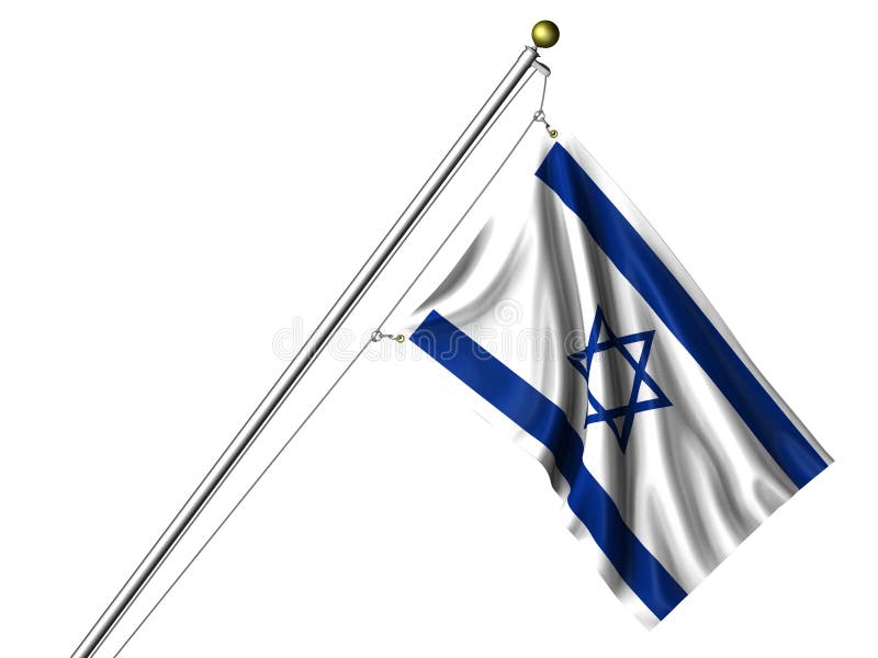 Israeli Flag Closeup stock image. Image of macro, square - 4870681