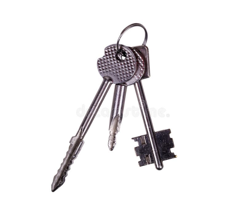 Isolated Keys stock image. Image of keyring, real, isolated - 18966239