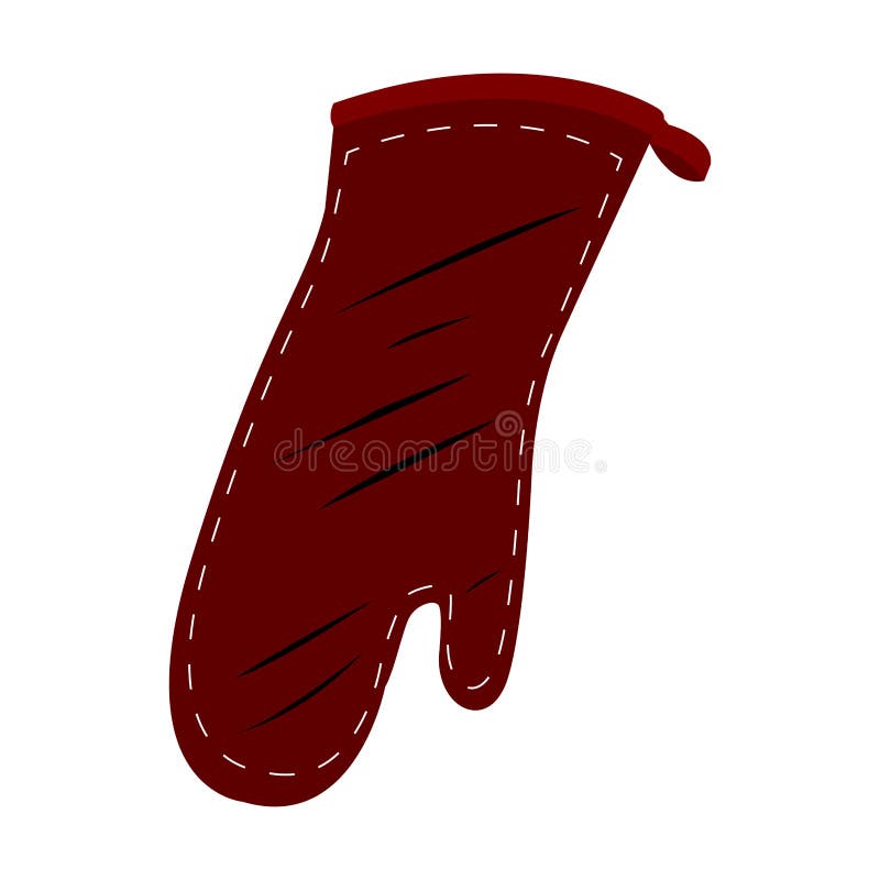Kitchen Gloves Illustration Stock Vector - Illustration of cake, bakery ...