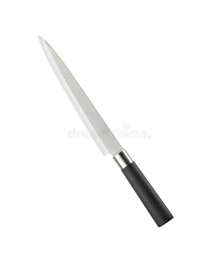 Isolated Knife on White Background Stock Image - Image of dining, meat ...
