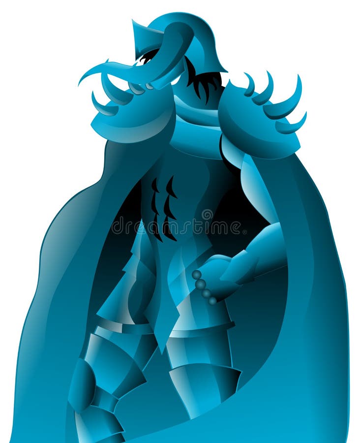 Isolated Knight portrait stock image. Illustration of abstract - 36024099