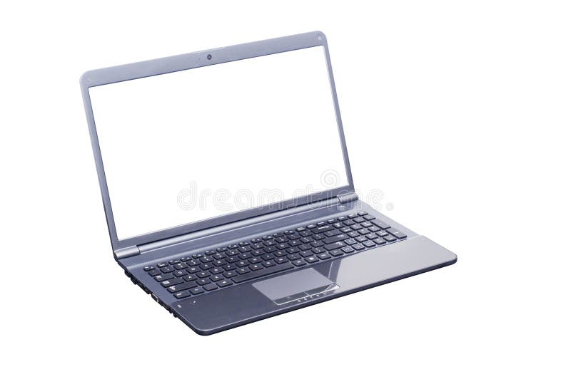 Isolated laptop computer stock photo. Image of internet - 25075410