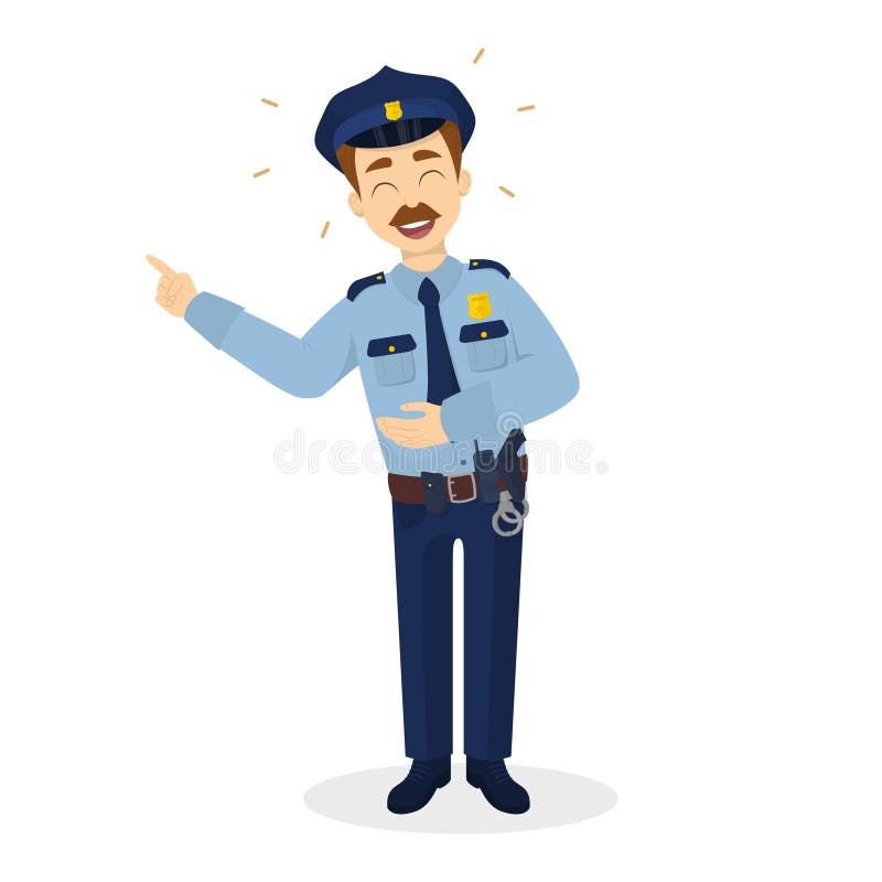 Laughing Policeman Stock Illustrations – 93 Laughing Policeman Stock ...