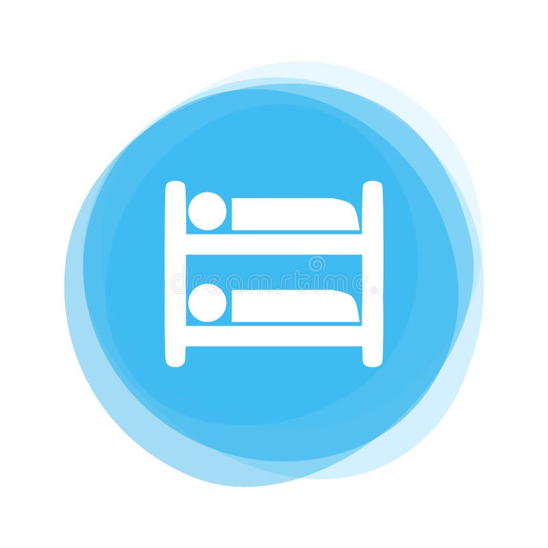 Light Blue Button: High Sleeper Stock Illustration - Illustration of ...