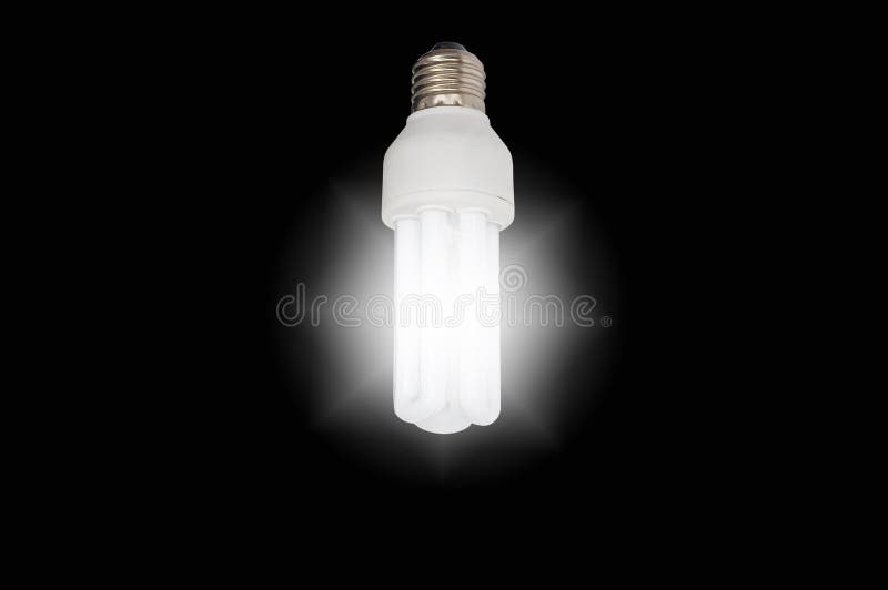 Isolated light bulb stock photo. Image of economical - 17539062