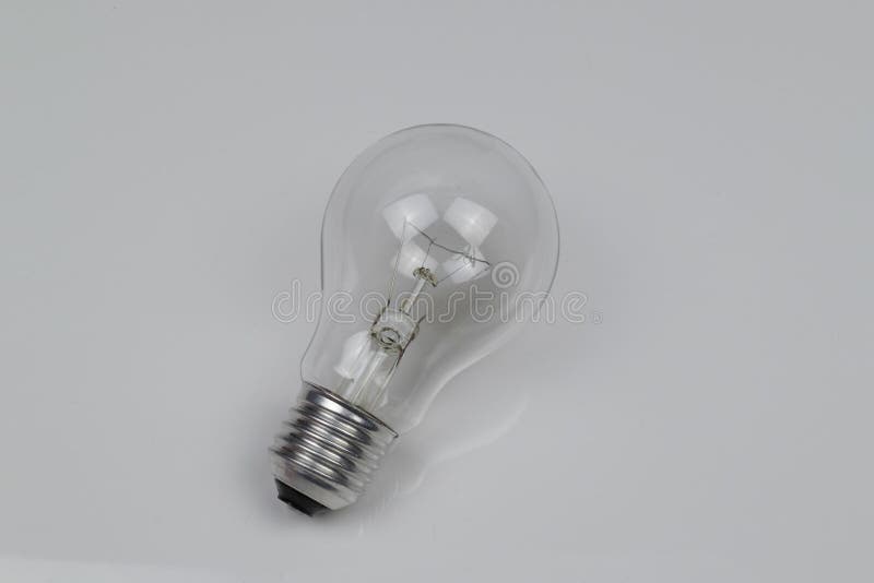 Isolated light bulb stock image. Image of lightbulb - 139053085