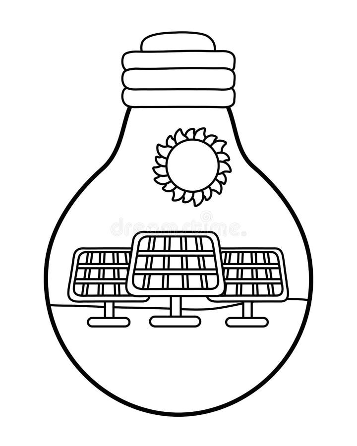 Isolated Light Bulb and Save Energy Design Stock Vector - Illustration ...