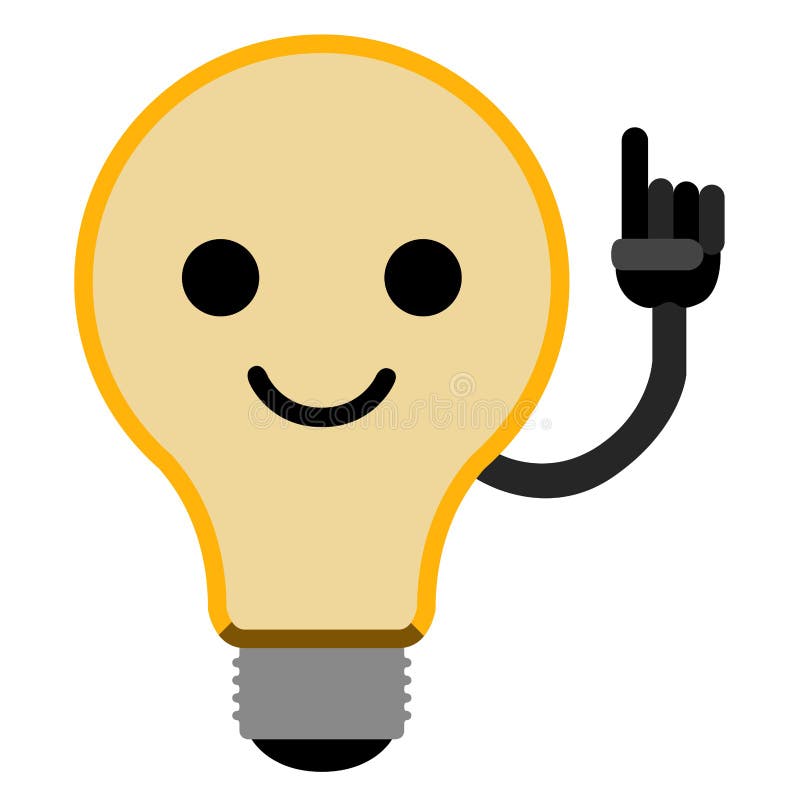Isolated lightbulb icon stock vector. Illustration of genius - 117750256