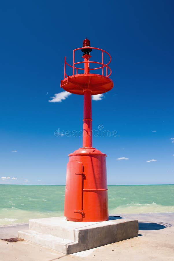 Isolated lighthouse stock image. Image of ocean, tropical - 17377269