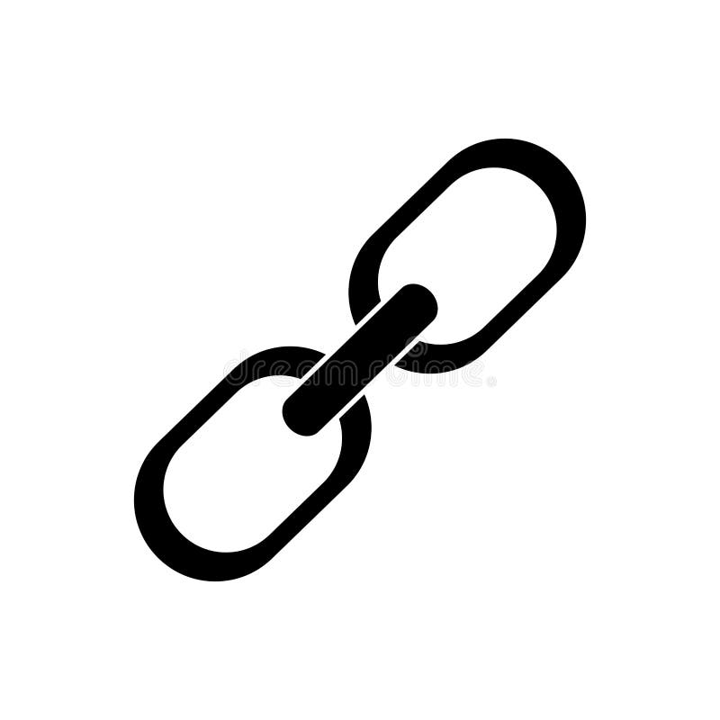 Isolated Link Symbol Design Stock Vector - Illustration of link, modern ...