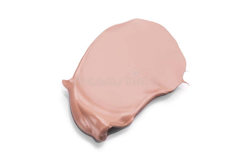 Isolated Liquid Foundation Sample Stock Photo - Image of powder, form ...
