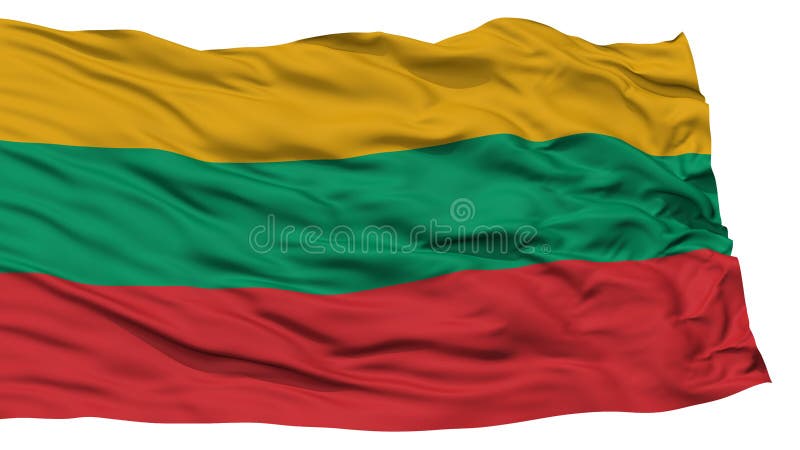 Isolated Lithuania Flag stock illustration. Illustration of capital ...