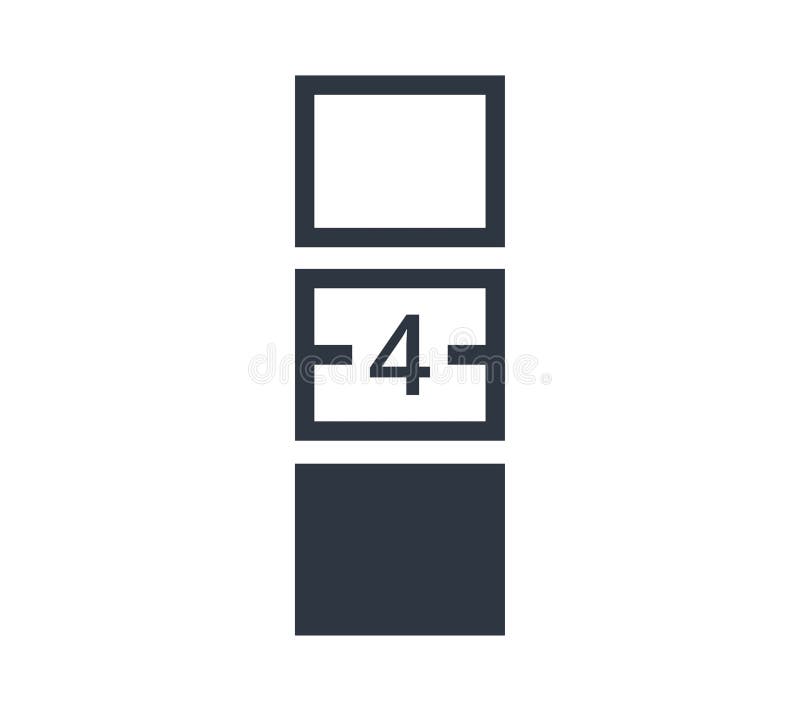 Isolated Load Weight. Concept of Ecology and Packaging Stock Vector ...