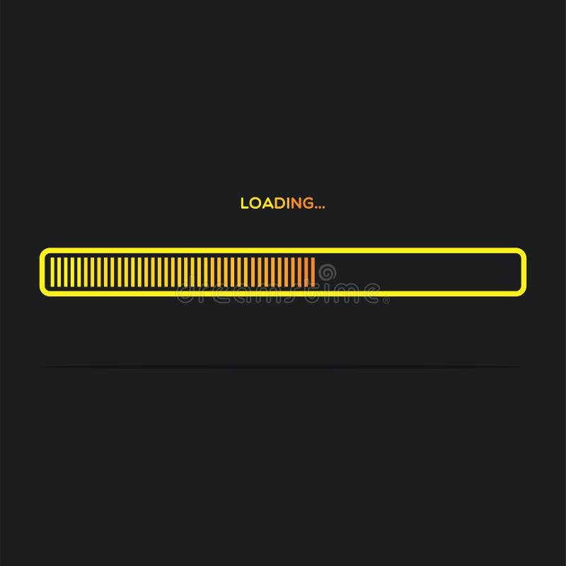 Isolated loading bars stock vector. Illustration of symbol - 165323365