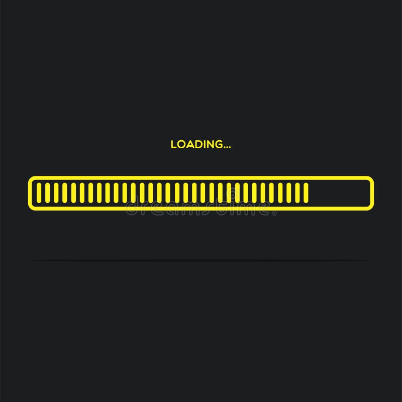 Isolated loading bars stock vector. Illustration of upload - 165323264