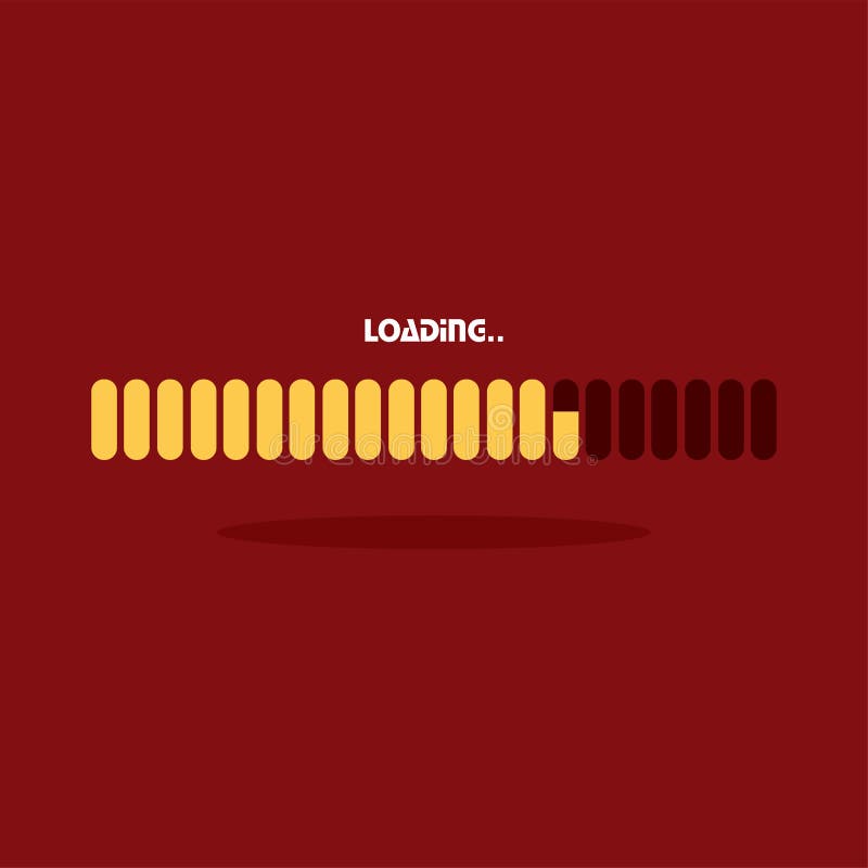 Isolated loading bars stock vector. Illustration of status - 165323682