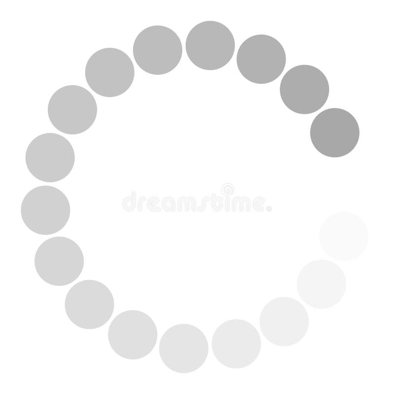 Loading Icon on White Background Stock Illustration - Illustration of ...