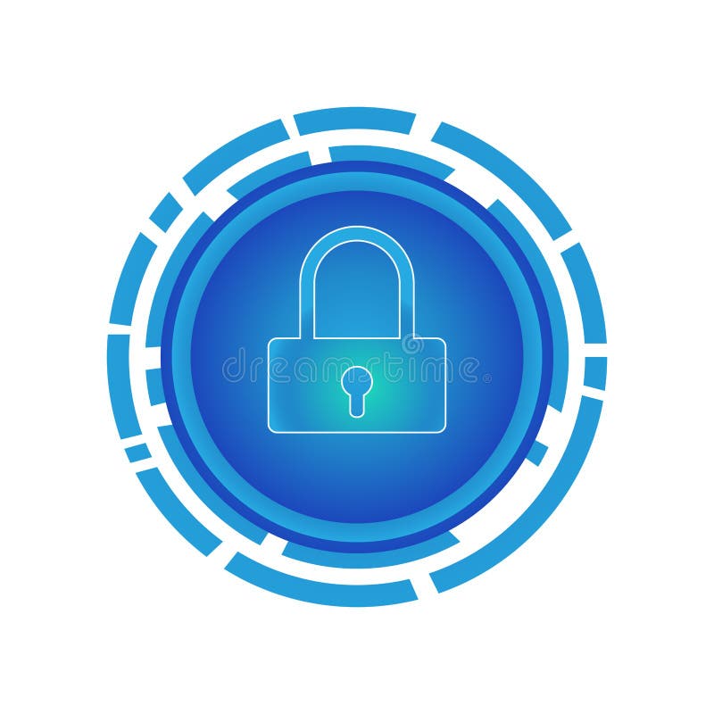 Isolated Lockpad on a Network. Cyber Security Stock Vector ... Isolated Lockpad on a Network. Cyber Security Stock Vector ...