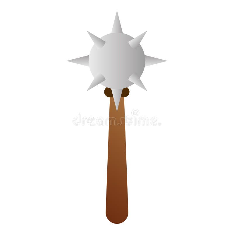 Isolated Mace Weapon Medieval Icon Vector Stock Vector - Illustration ...