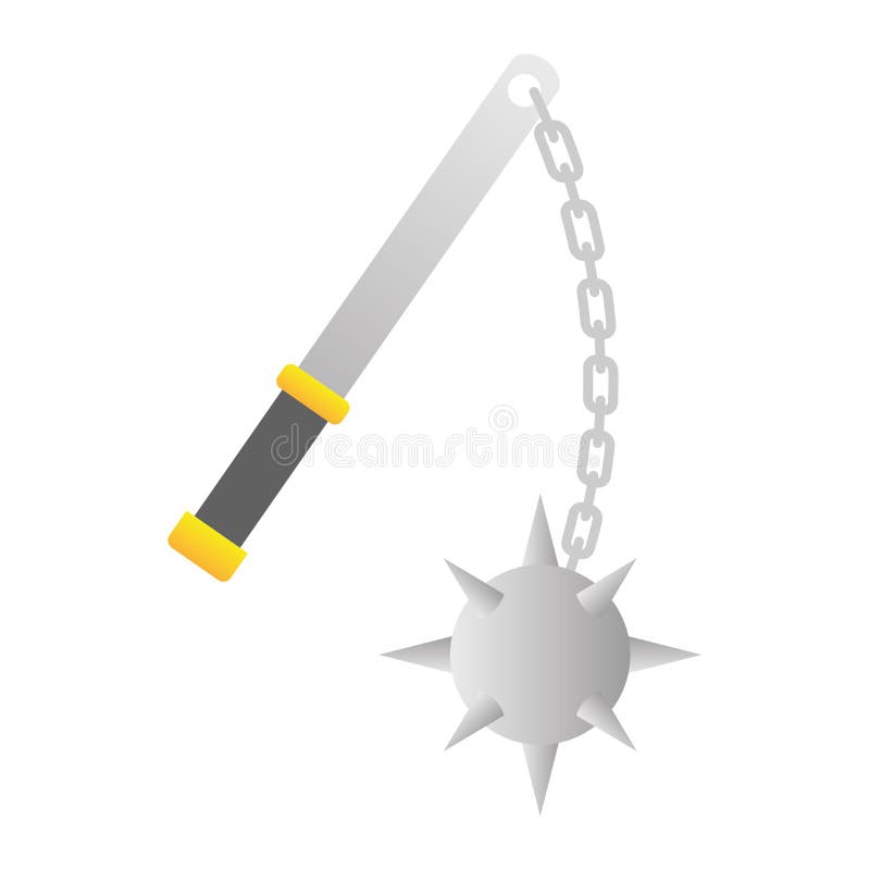 Isolated Mace Weapon Medieval Icon Vector Stock Vector - Illustration ...