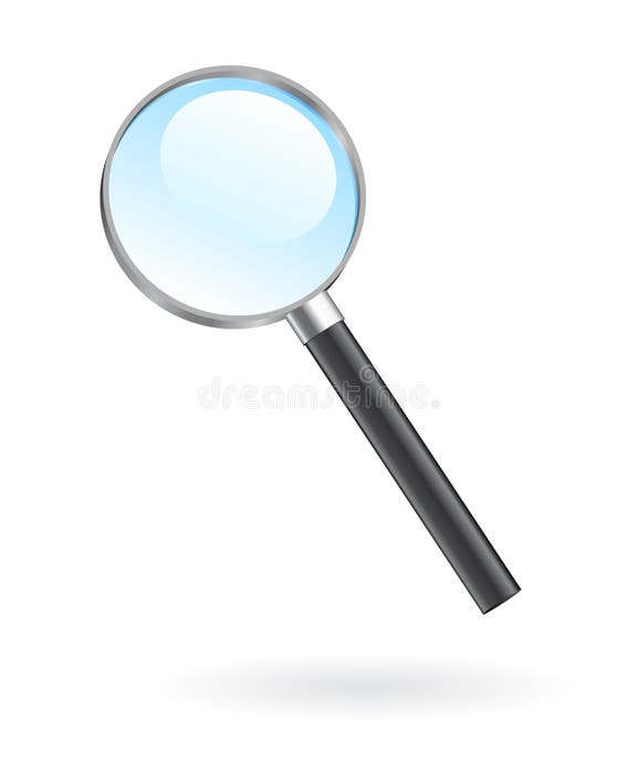 Realistic Vector Magnifying Glass Stock Illustrations – 4,533 Realistic ...