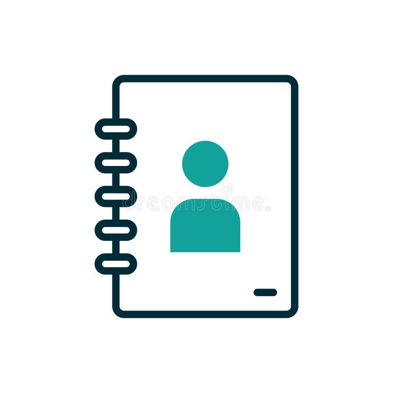 Isolated Man Avatar Profile Inside Notebook Vector Design Stock Vector ...