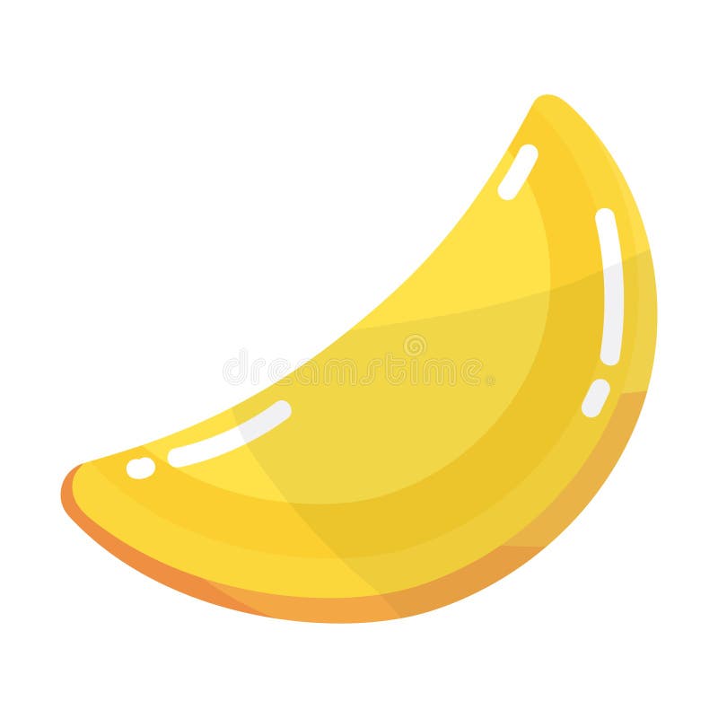 Isolated Mango Cut Icon Healthy Food Vector Stock Vector - Illustration ...