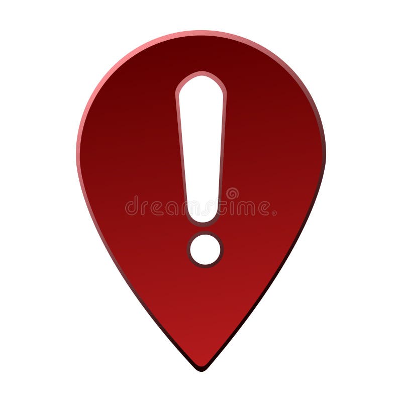 Isolated map pin stock illustration. Illustration of direction - 88049681