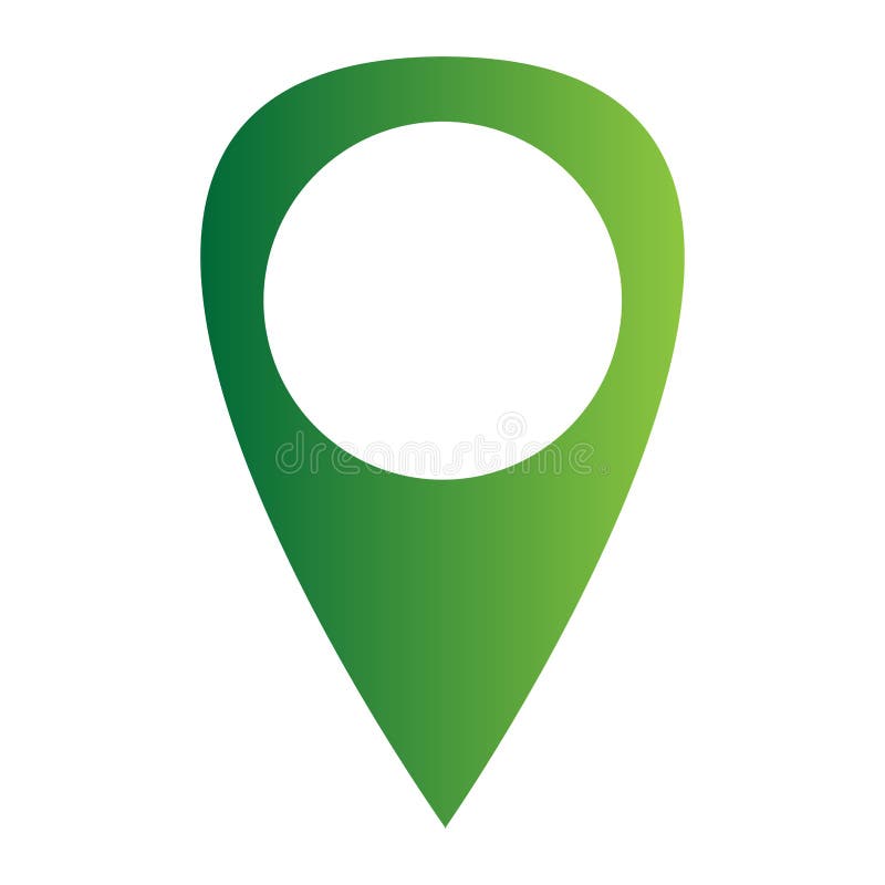 Isolated map pin stock vector. Illustration of business - 90510263